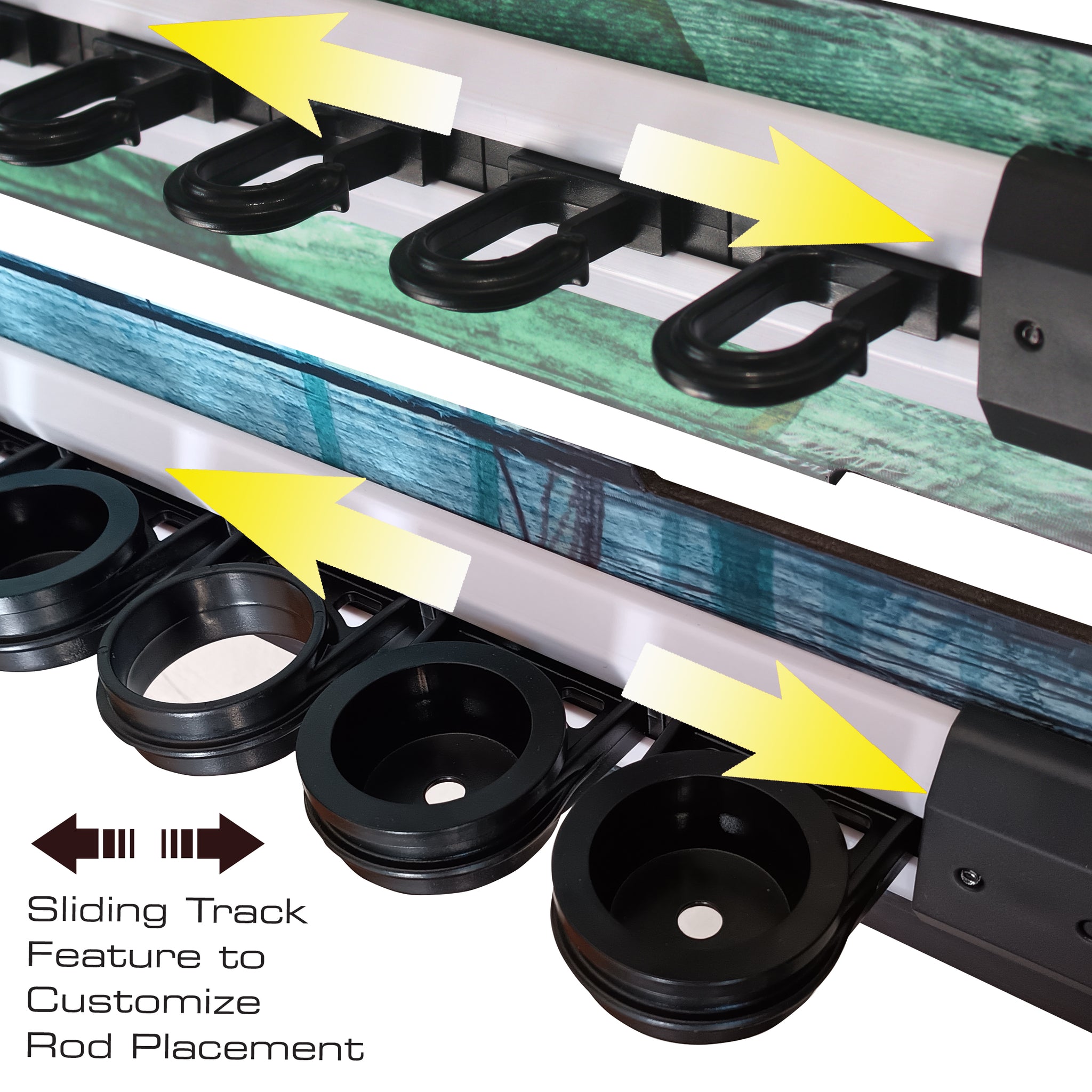 Bass 8 Rod Wall Rack | Guy Harvey – Guy Harvey