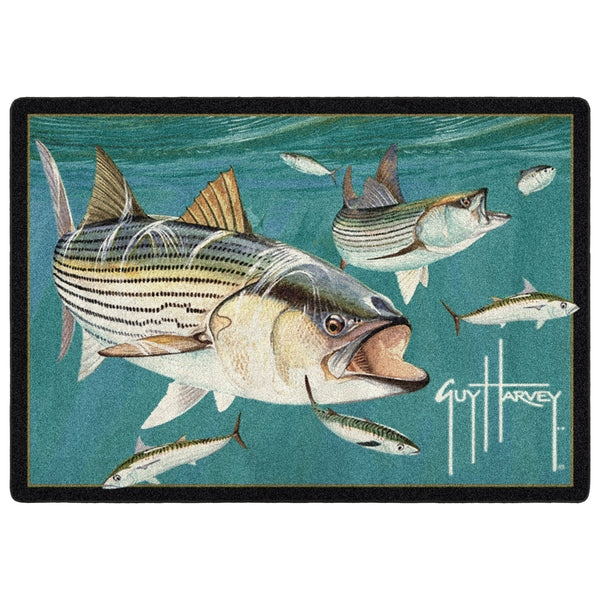 Stripped Bass Area Rug – Guy Harvey
