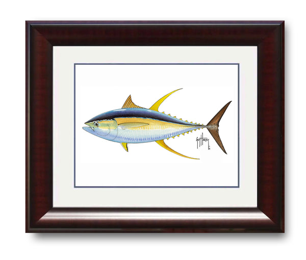 "Yellowfin Tuna" Grande Mini Print – Guy Harvey